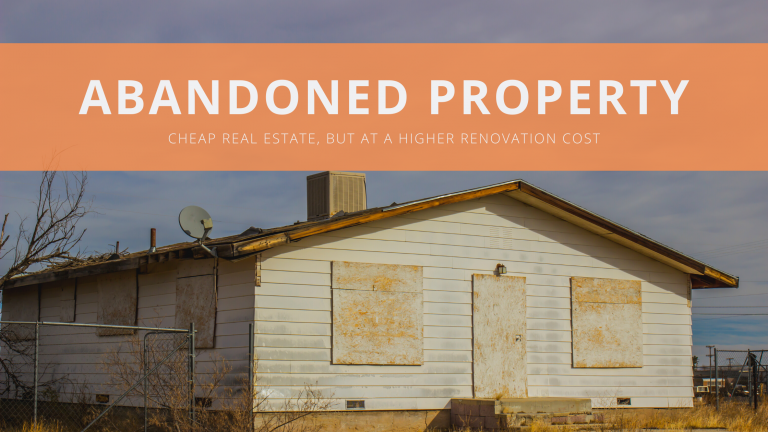 How To Buy Abandoned Property - New Silver